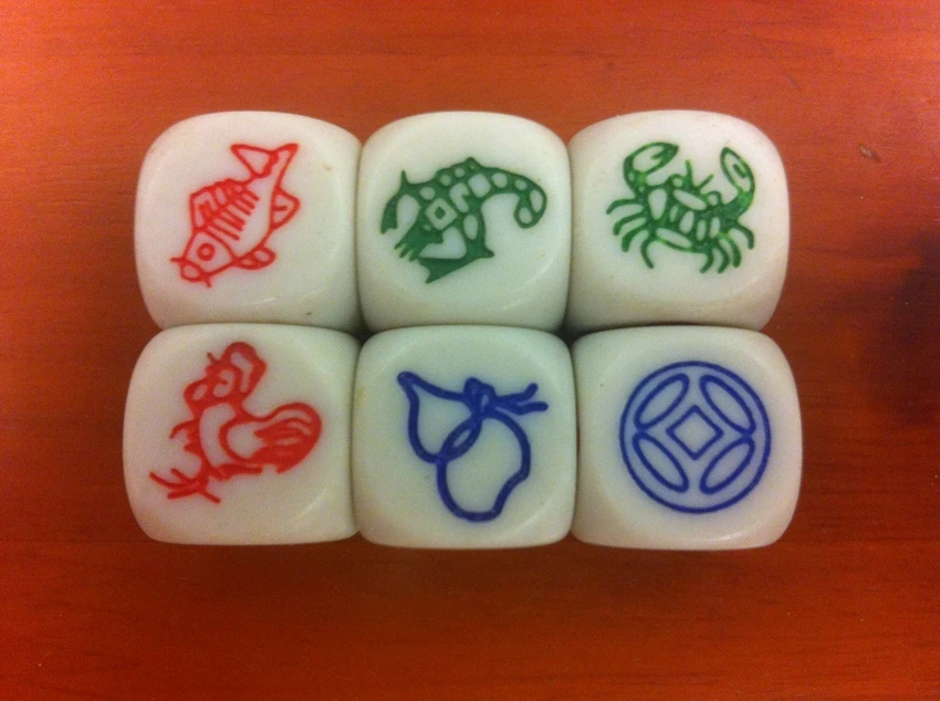 18MM Shrimp Crab Game Dice Boulimia Big Fish And Shrimp Crab Set in 18MM Shrimp Crab Game Dice Boulimia Big Fish And Shrimp Crab Set in