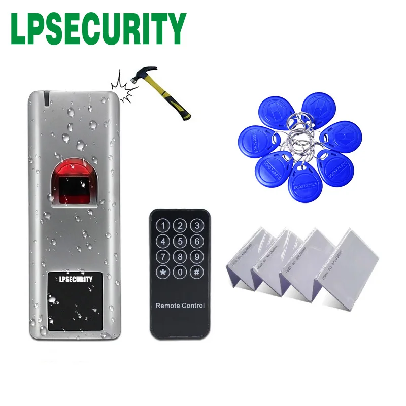 Outdoor Standalone Metal Case Door Lock Biometric Fingerprint Access ...