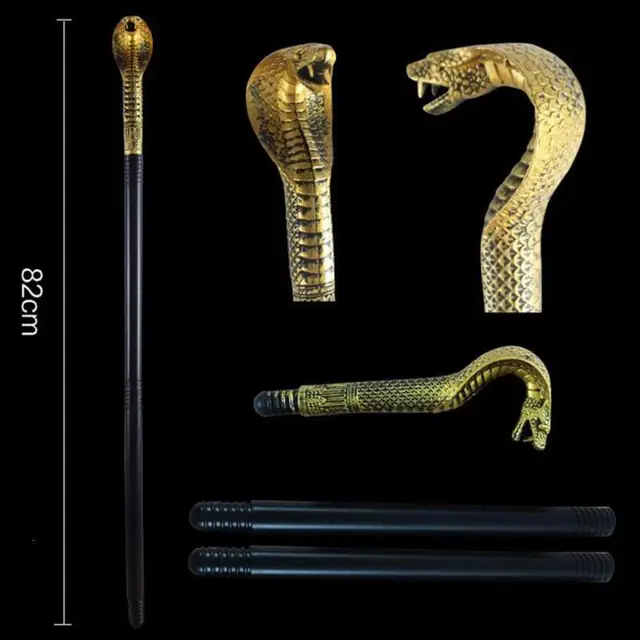 1Set Egyptian Pharaoh Scepter Halloween Cosplay Costume For Masquerade ...