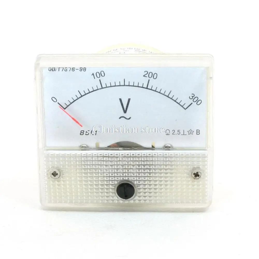 Fine Adjustable Dial AC 0 300V Panel Voltmeter 85L1 New|panel voltmeter ...