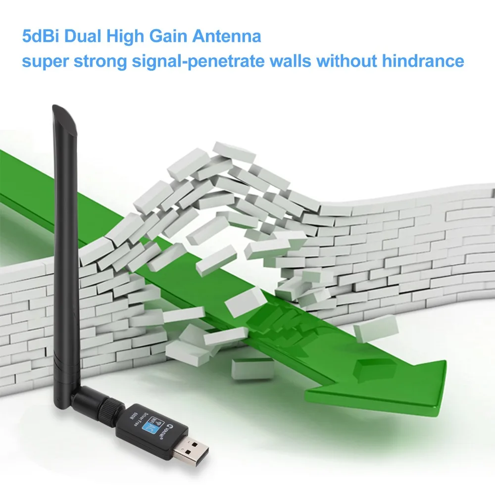 VONTAR USB WiFi Adapter 300M 1200M 1750M High Gain 5dBi Wifi Antenna ...