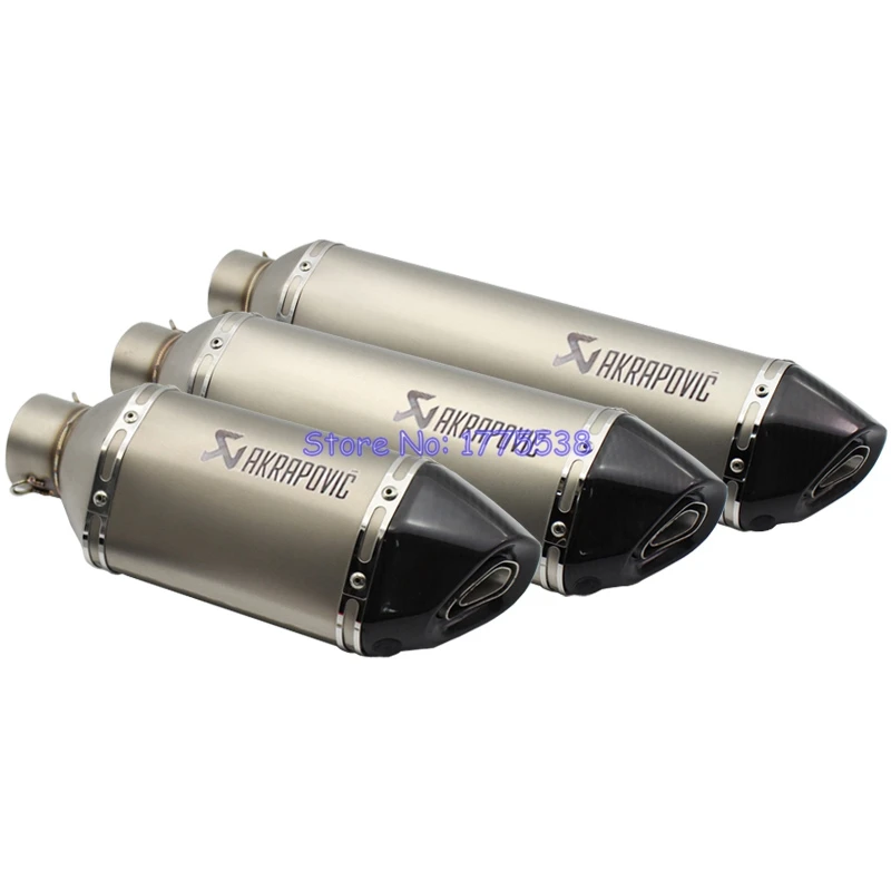 Buy Phuleoveo Universal Akrapovic Motorcycle 51mm 61mm