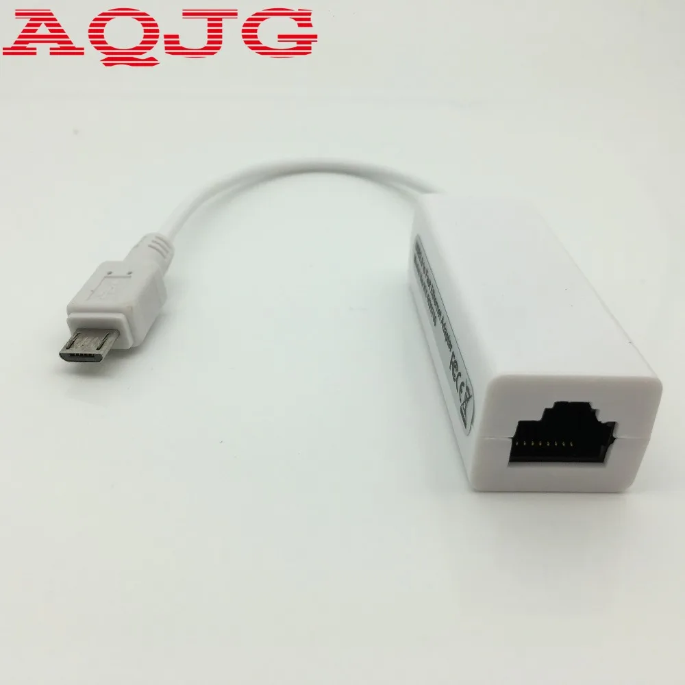 New Micro Mini 5pin USB To RJ45 10/100M Ethernet Network Adapter For ...