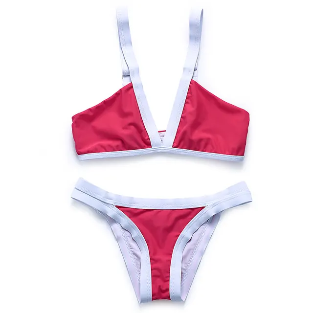 Bandea Sexy Women Bathing Suits Patchwork Swimwear Low Waist Bikini Set