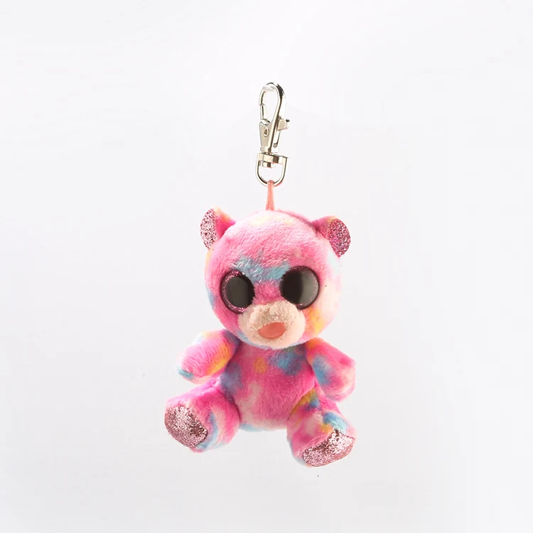 Ty Beanie Boos Pink Bear Keychain Plush Toy Collection Doll 4" 10cm-in ...