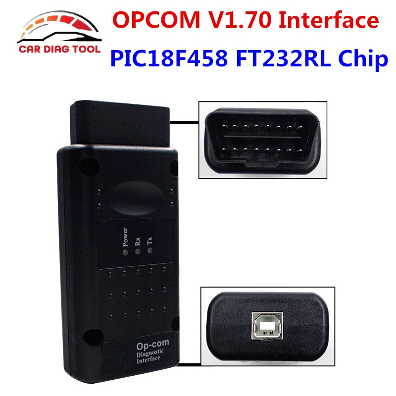 Best Opcom V1.70 Scanner With Pic 18f458 Ft232rl Chip Op-com For Opel ...