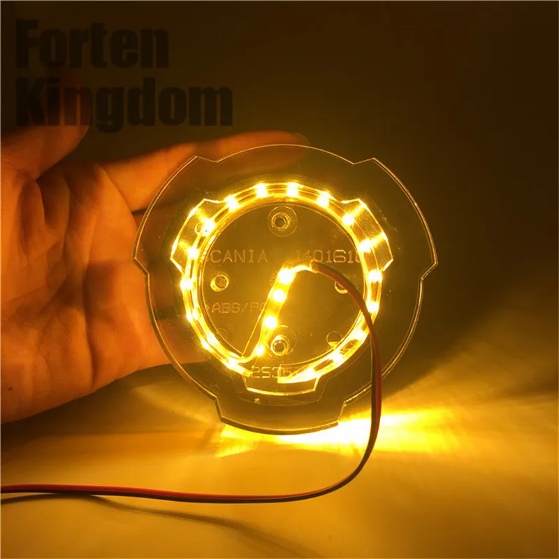 Acrylic led badge - herofkiosk