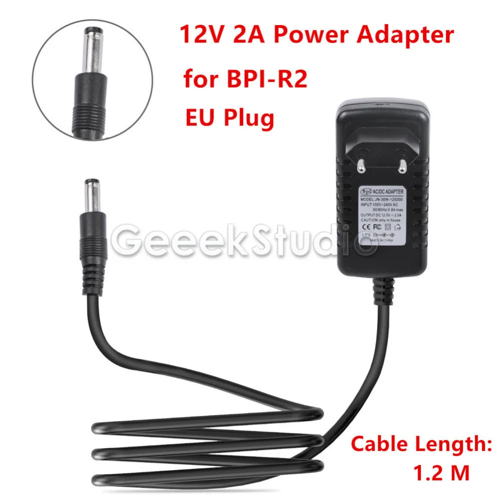 Free Shipping! Original 12V 2A EU Plug DC Power Adapter / Supply only ...