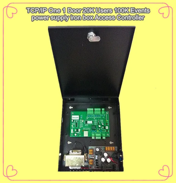 TCP/IP Access Controller WG2001.NET single 1 Door 2 readers extendable 20K Users with 220V 110V ...