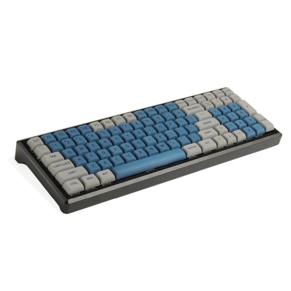 YMDK 148 XDA Blue Gray Dye sub Full Keyset For MX Mechanical Keyboard ...