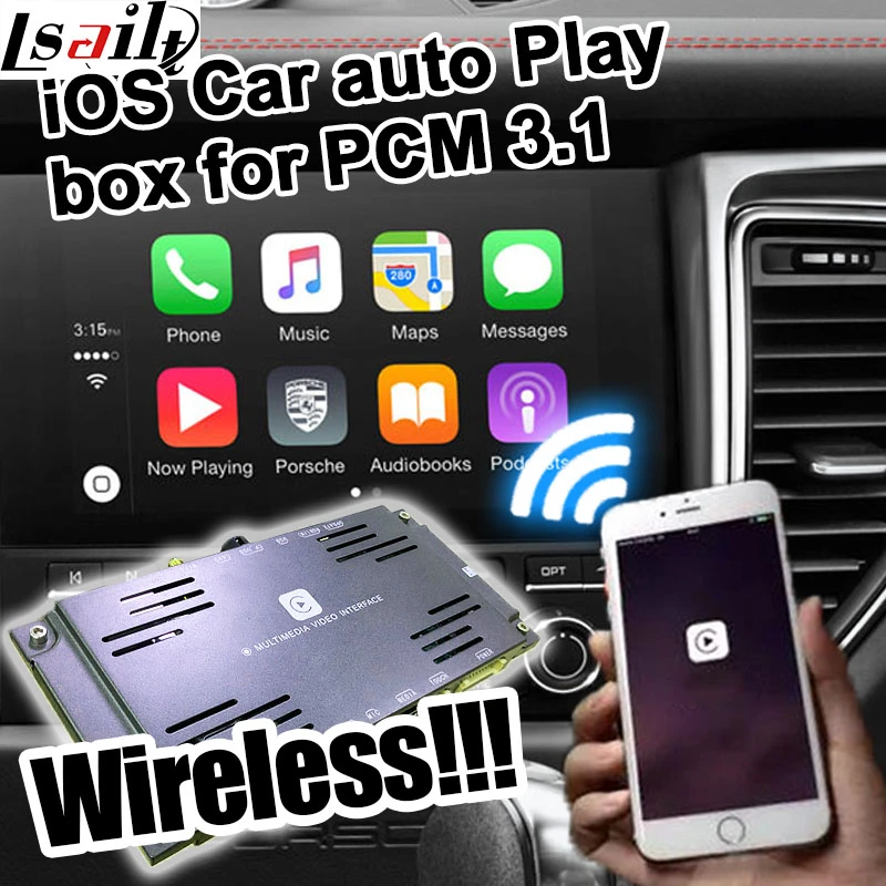 Wireless Car Auto Play Box For Porsche Pcm 3.1 Cayenne Macan Pana Mera ...