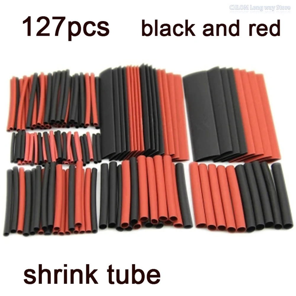 PVC-Heat-Shrink-Tube-127PCS-2-1-Polyolefin-Heat-cable-wire-Shrink-Tube ...