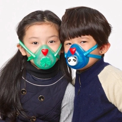 Children masks anti fog and haze pm2.5 cartoon cute baby breathable ...