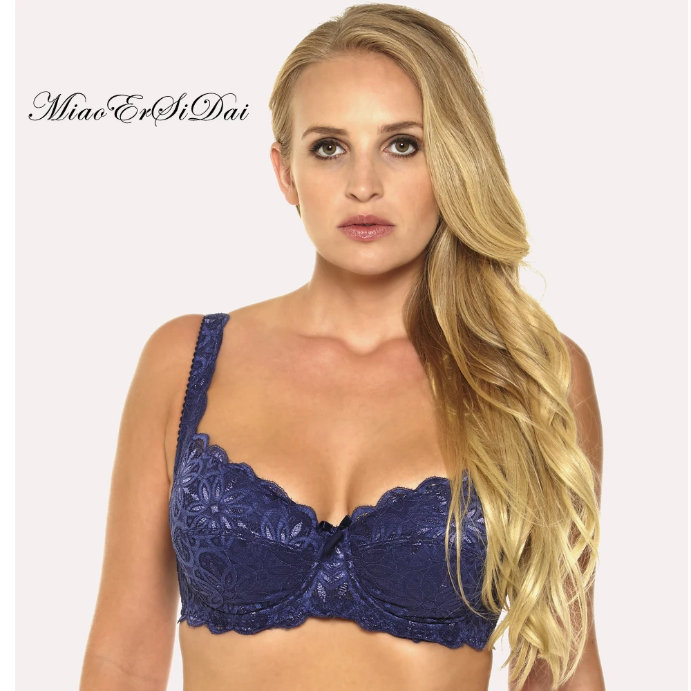 Buy Miaoersidai Women Floral Lace Bra For Women Plus