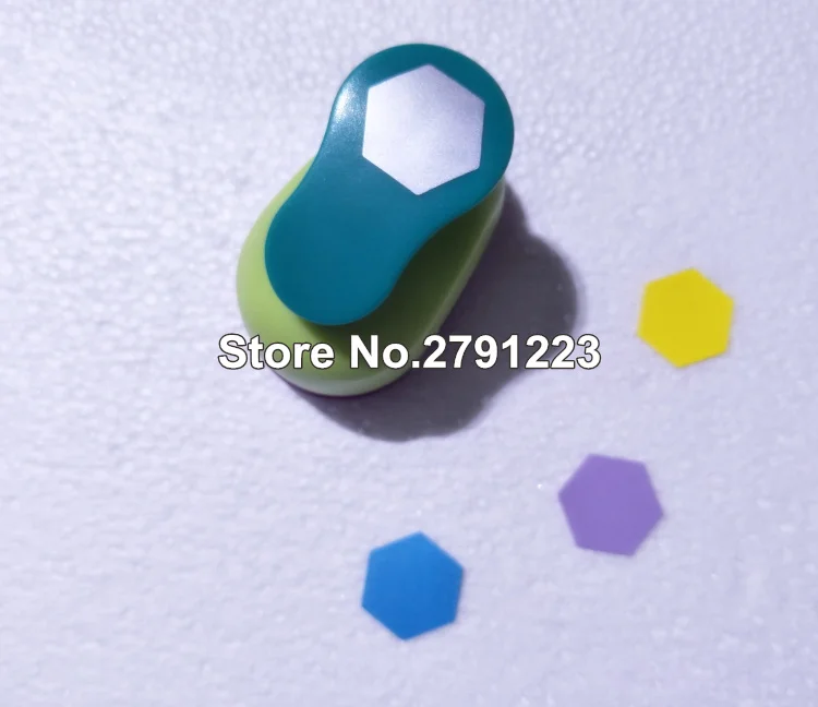 Free Shipping Hexagon Shaped Save Power Paper/eva Craft Punch Scrapbook ...