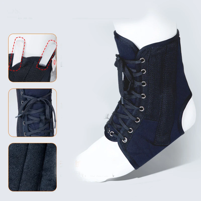 Ankle joint fixed fracture healing ligament strain straps ankle brace ...