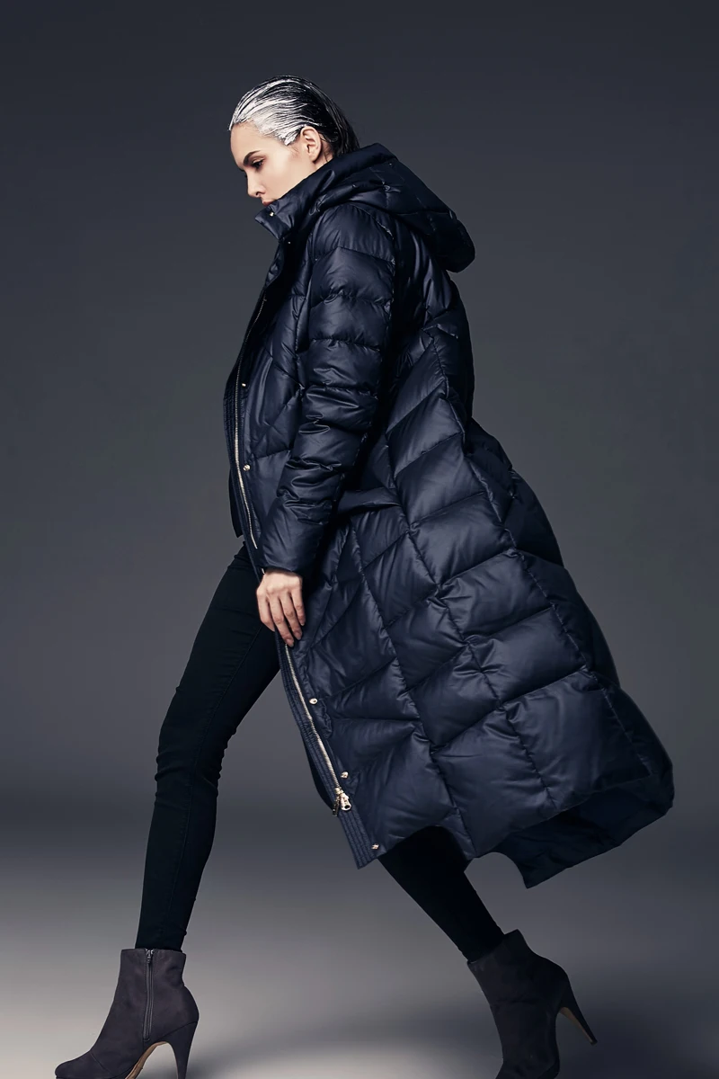 Women's Extra Long Parkas For Women Winter Coat Warm Quilted Down ...