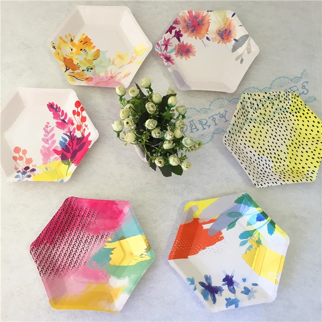 Shabby Chic Paper Plates And Napkins