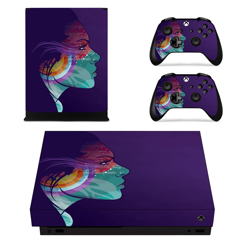Beauty Girl Skin Vinyl PVC Sticker Wrap Decals For Xbox One X Game ...