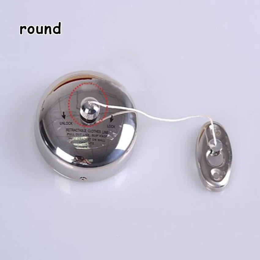 1 шт. Нержавеющая сталь Выдвижная Веревка для белья невидимая вешалка ...
