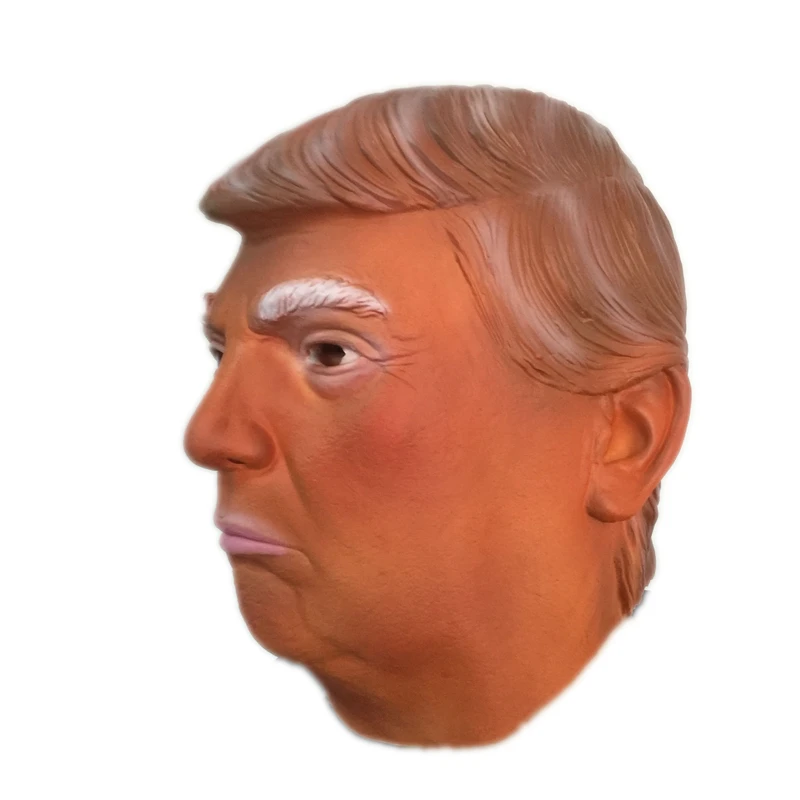 US Billionaire Presidential Donald Trump Costume Mask Realistic Trump ...