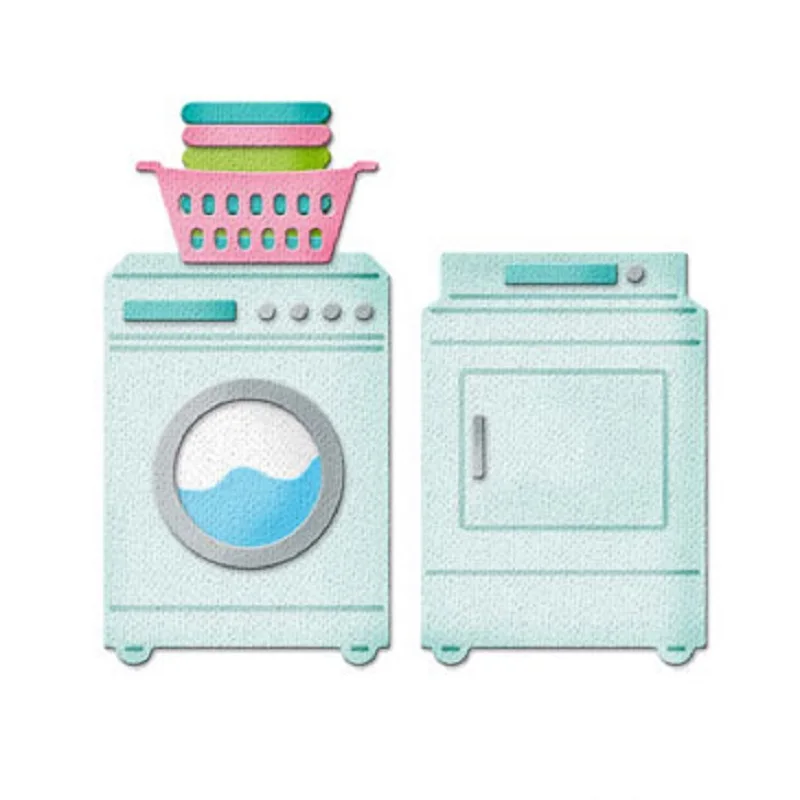 Estel Washing Machine Craft METAL CUTTING DIES Cut DIY Scrapbook PAPER ...