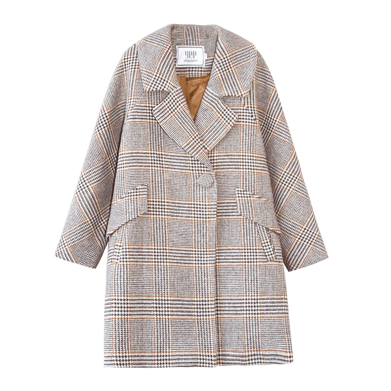 Buy Kmetram Wool Coat Women Winter Long Coat Female
