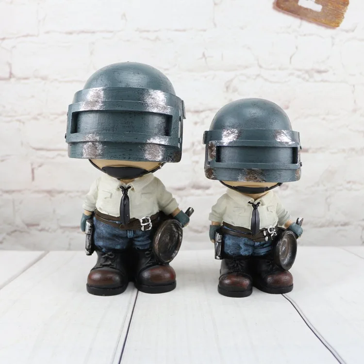 PUBG Action Figures 98K Military Model Miniature Figurines Cartoon Eat ...
