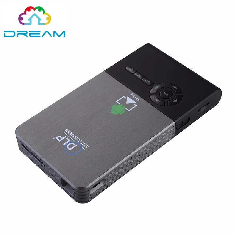 Mini Projector CSQ C2 Mini Smart LED Projector DLNA Android 4.4 WiFi ...