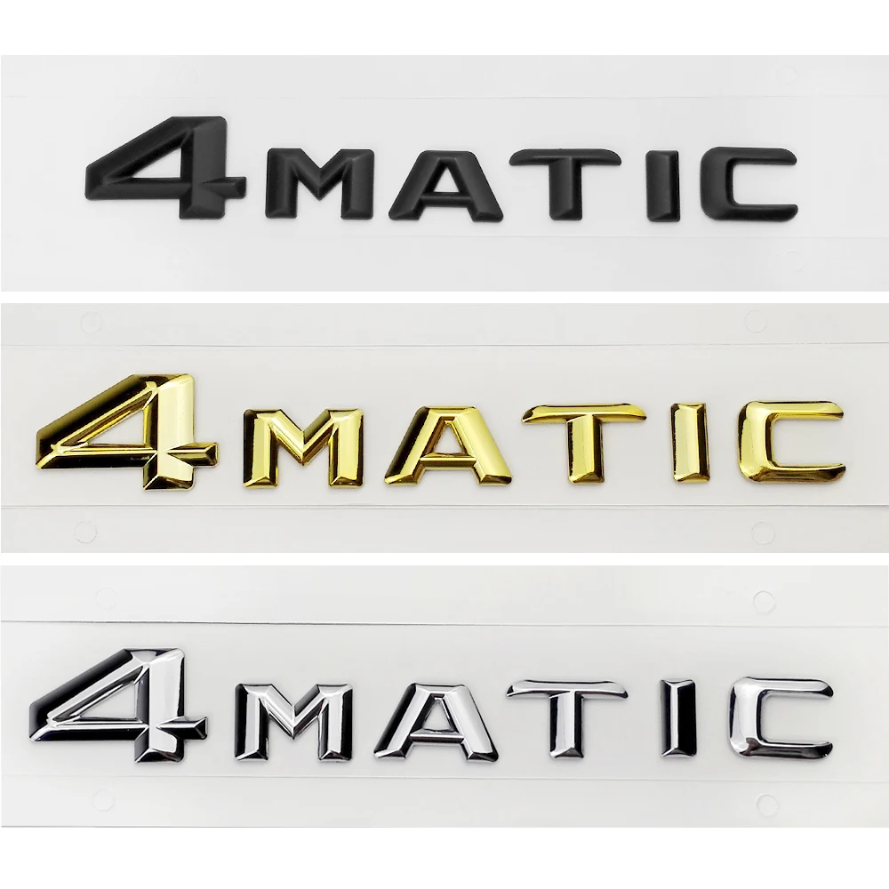 Aliexpress.com : Buy Car Styling 2015 4MATIC 4 MATIC Logo Emblem Badge ...