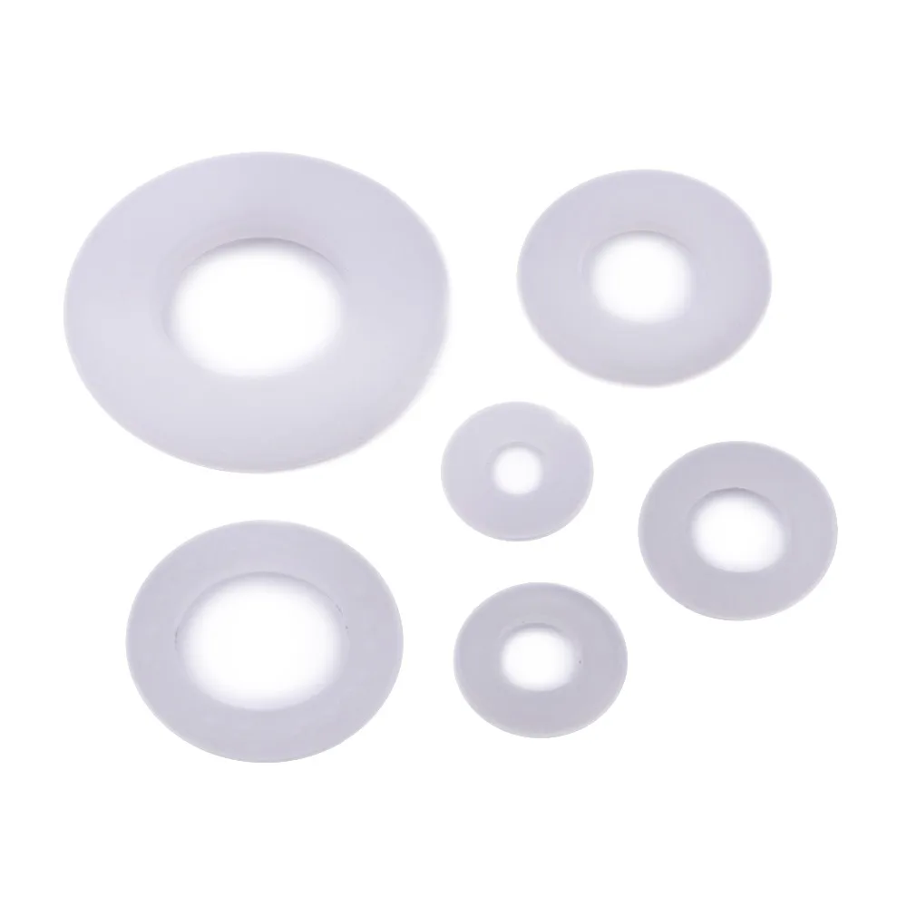 Hot 10Pcs/Lot M4/M5/M6/M8/M10/M12 Nylon Washers Plastic washers Strong ...