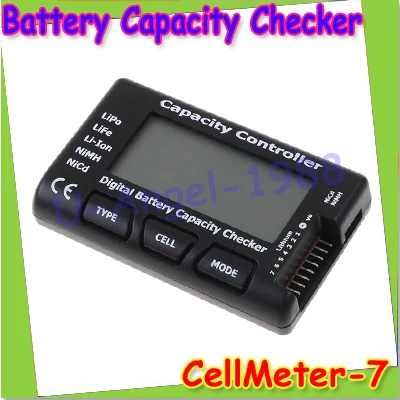Free shipping + 5pcs/lot RC CellMeter 7 Digital Battery Capacity ...