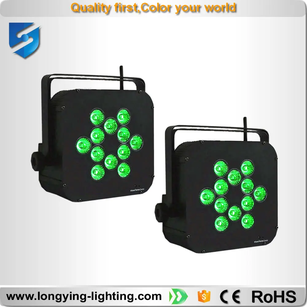 Free shipping 2pcs/lot Uplighting Rechargeable Wireless DMX Battery ...