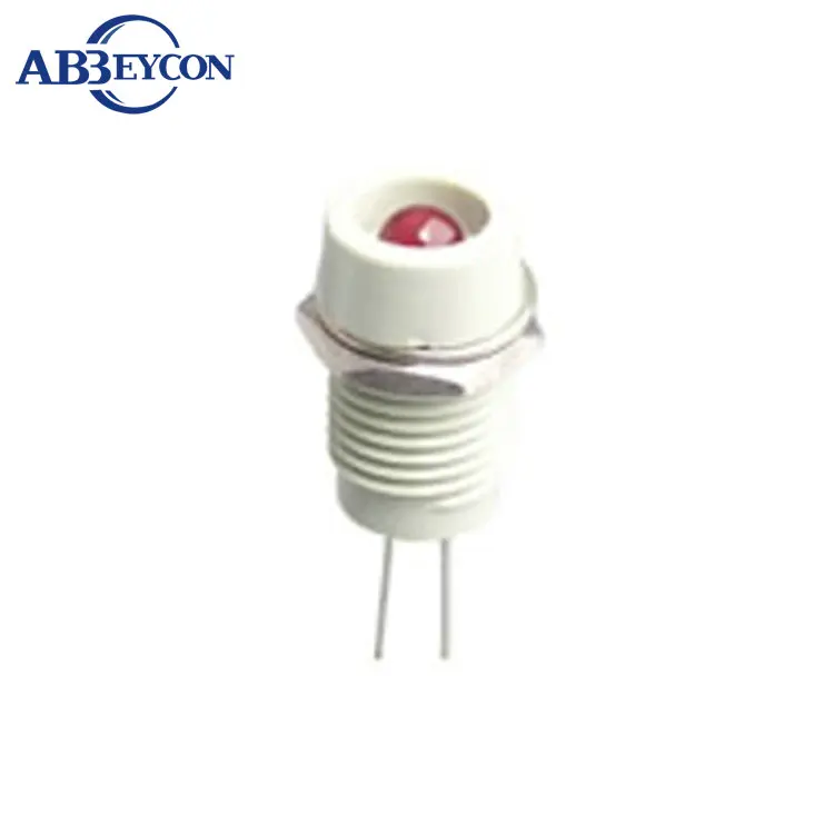 ZS134 10mm diameter white plastic led holder (for 5mm led) 5mm led ...