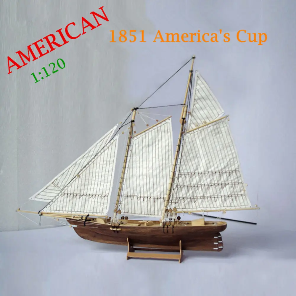 Wooden Scale Model Ship 1/120 Assembly Model kits Classical Wooden ...