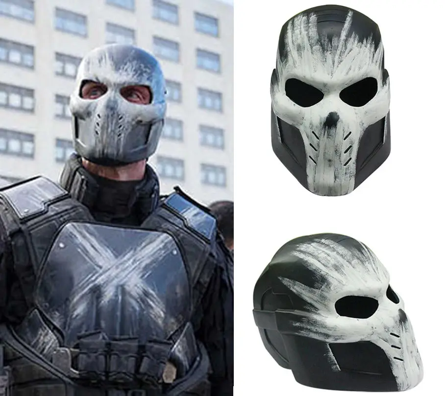 2016 Captain America Civil War Crossbones Brock Rumlow Cosplay Helmet ...