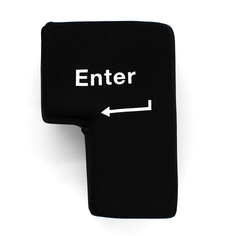 1pcs Big Enter Foam Office Nap Pillow Supersized USB Enter Key ...