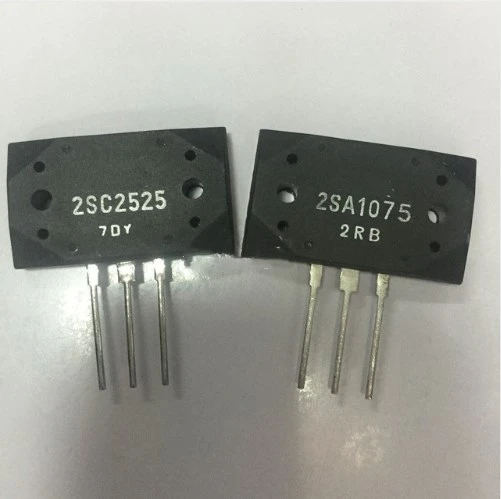 トランジスタ2sa1075および2sc2525 (a1075およびc2525) の5ペア,シリコン,pnp,平面|transistor pnp ...