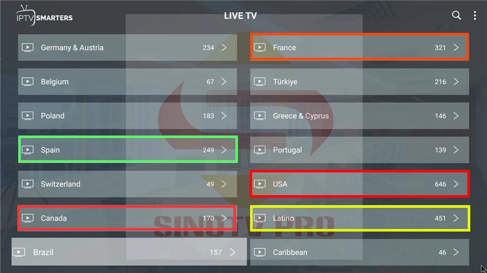 Испания Европа IP ТВ пакет голландская Германия турецкий Польша Чешский Бразилия ТВ Вьетнам ...