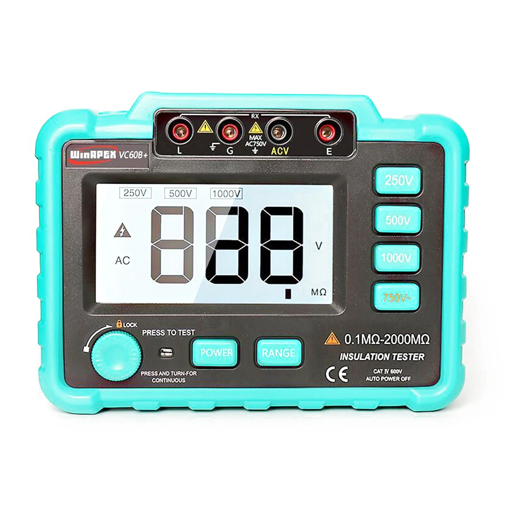 insulation resistance meters digital megger meter earth impedance ...