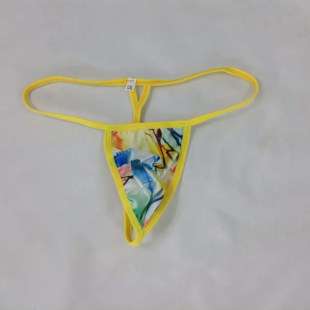 Mens String Thong Pouch G7994 Sexy Underwear Contoured Pouch Feather ...