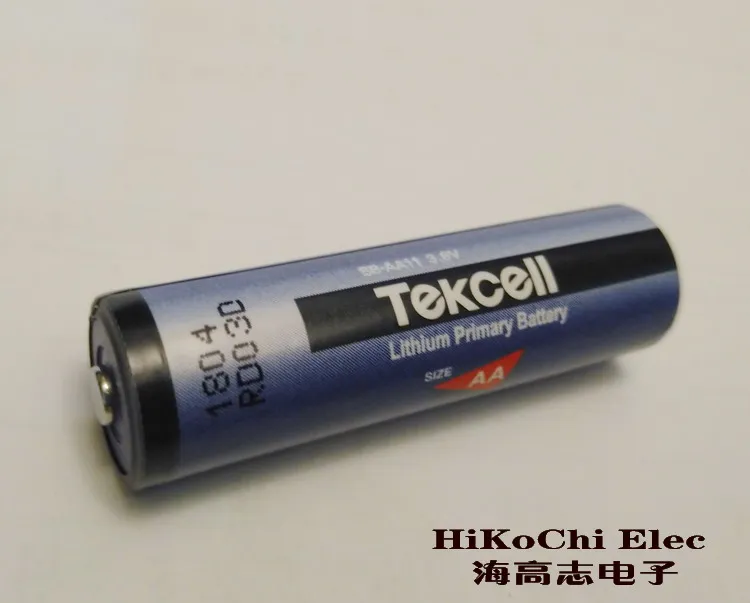 tekcell lithium argon SB AA11 ER14505 primary lithium battery AA ...