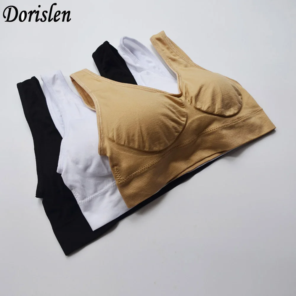 Dorislen-300pcs-Lot-Genie-Bra-Seamless-Two-Layer-Bras-With-Removable ...
