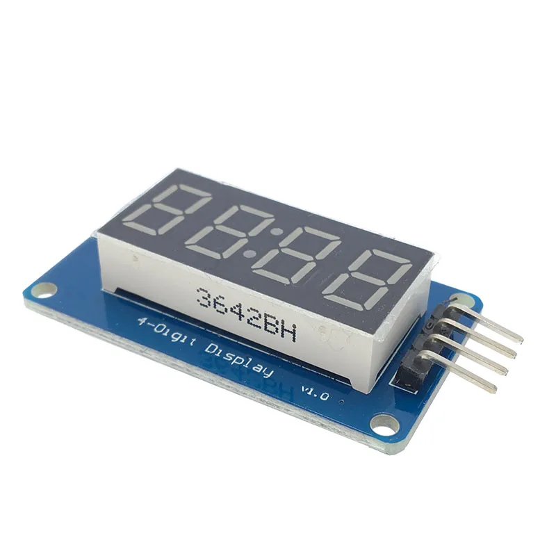 1PCS TM1637 4 Bits Digital LED Display Module For arduino 7 Segment 0 ...
