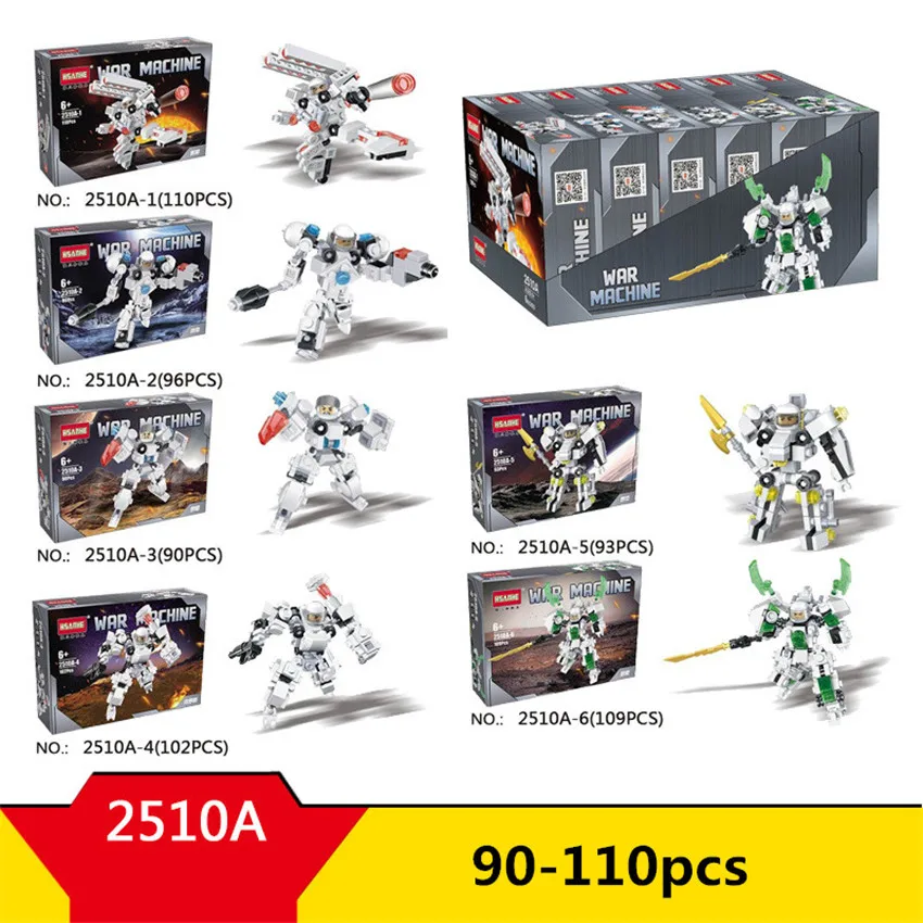 Hsanhe future police series Pioneer Mech Warrior building blocks Set ...