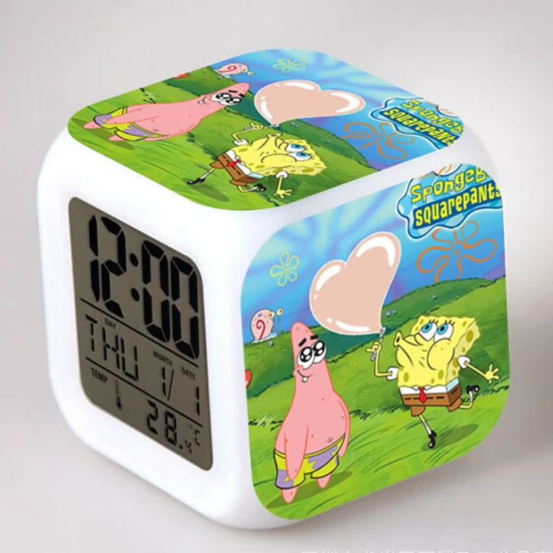Spongebob alarm clock with backdrop - svtaste