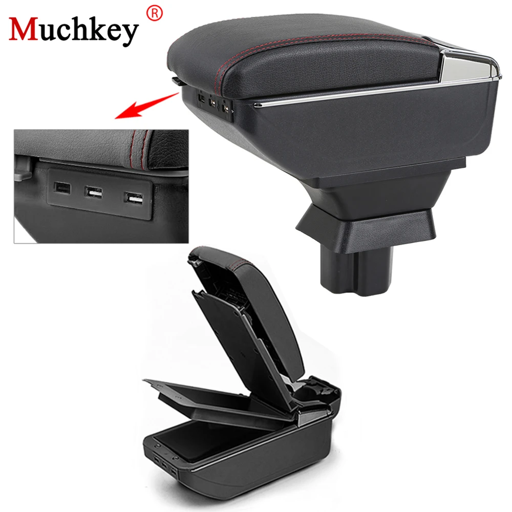 Car-Usb-Armrest-Box-For-Mazda-2-2008-To-2013-Sedan-Central-Console-Arm ...