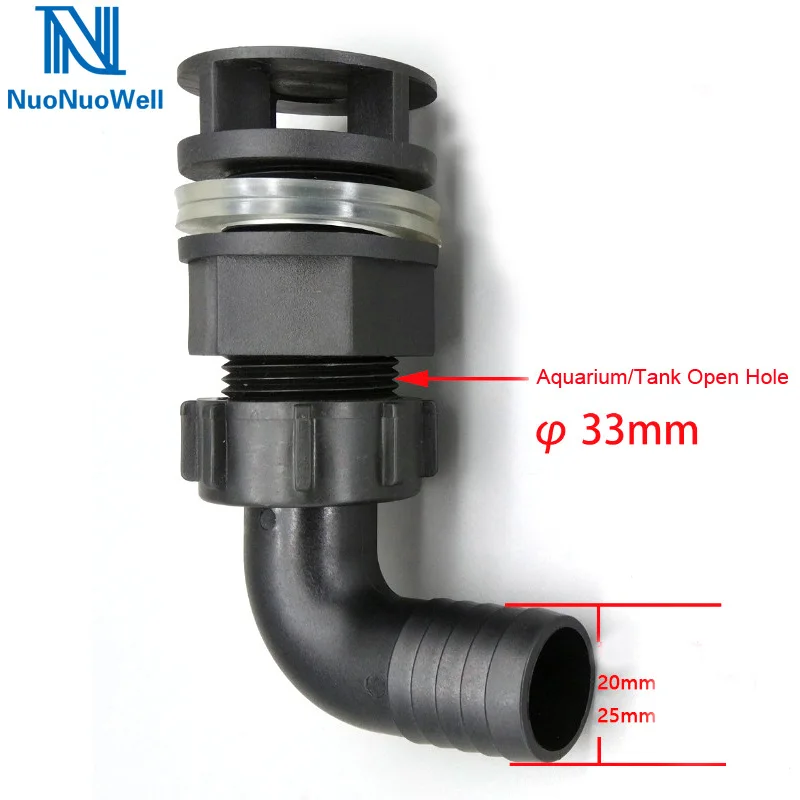 NentMent 2 Pack Water Tank Hose Outlet Connector Adapter