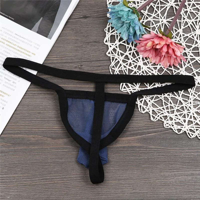 TiaoBug Men Swimwear Sexy Lingerie Underwear See-through G-string ...