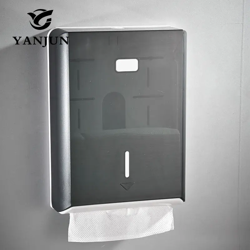 Yanjun fixado na parede de alta capacidade suporte papel higiénico wc suporte toalha tecido ...